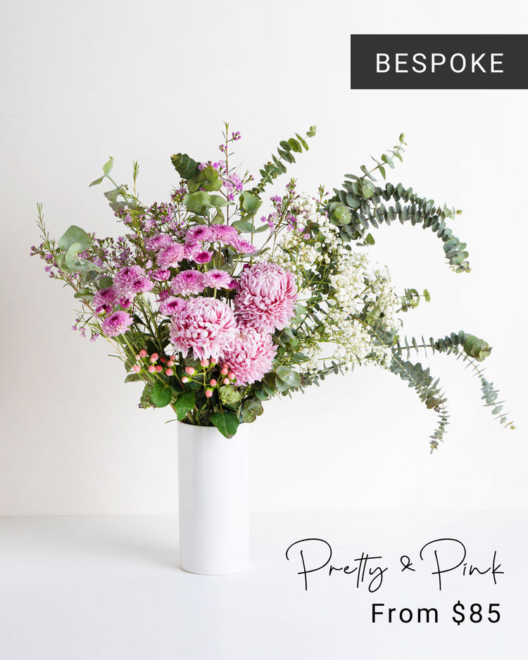 Pretty & Pink Bouquet – Fig & Bloom