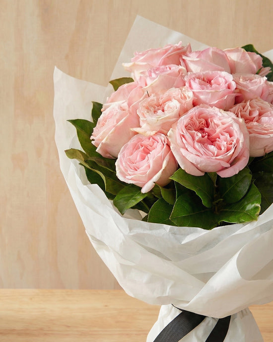 Pink Rose Bouquet – Fig & Bloom