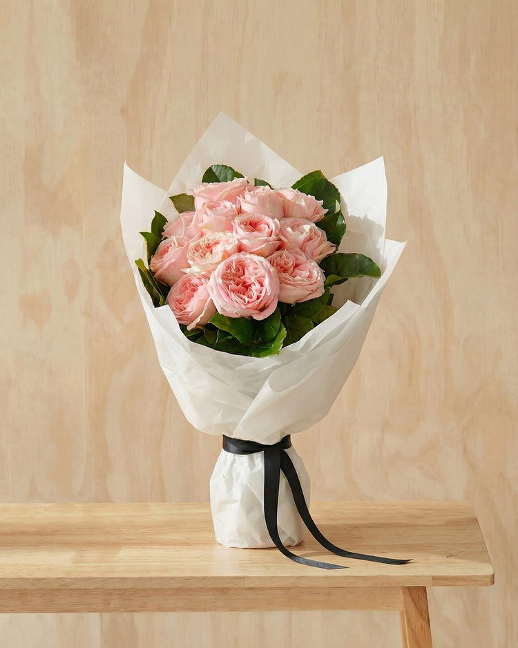 Pink Rose Bouquet – Fig & Bloom